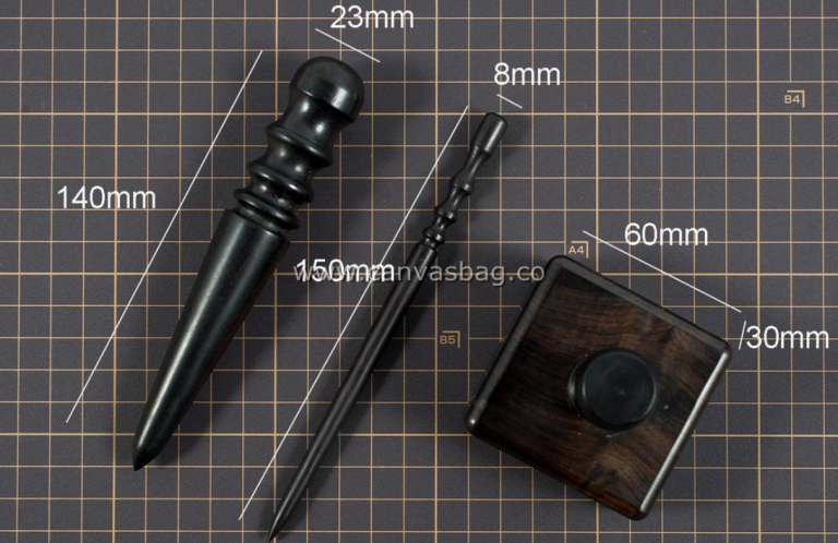 Leather Edge Slicker Wood Round Bar Edge Burnisher Leather Craft Tool ...